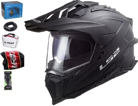 Kask Motocyklowy Ls2 Mx701 Explorer Solid Matt Black Opinie I Ceny Na