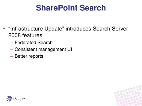 PPT SharePoint Search PowerPoint Presentation Free Download ID