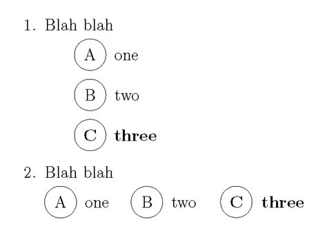 Templates How To Create Circle Checkbox Multiple Choice Exam With Choice Letters Inside Circle