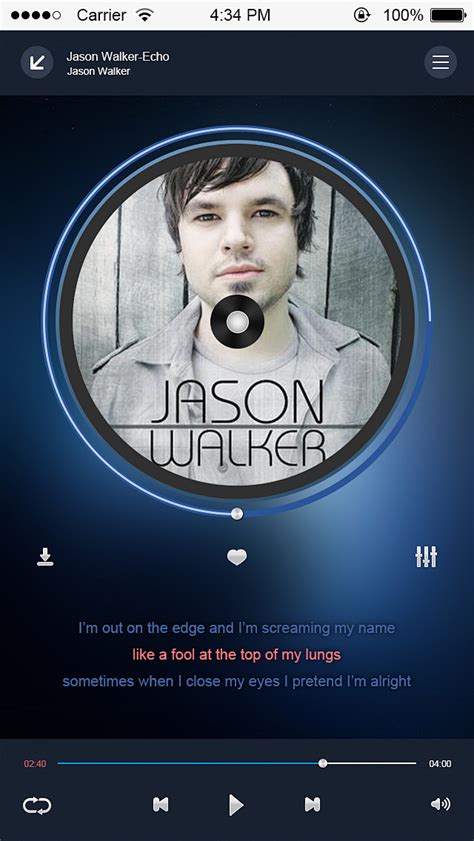 音乐播放器界面（练习）