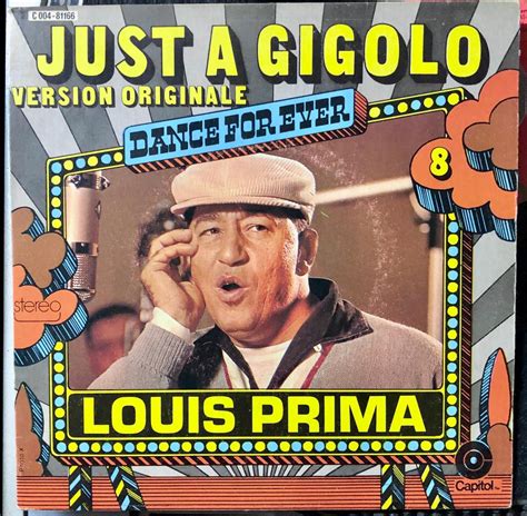 1975 Louis Prima Just A Gigolo Version Originale Vinyl 7 Stereo