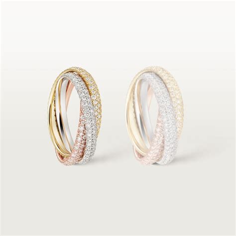 Trinity Ring Small Model Paved Trinity Ring Small Model Paved