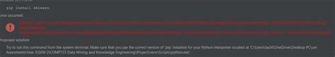 Solved How To Fix Pip And Sklearn Errors In Pycharm SolveForum