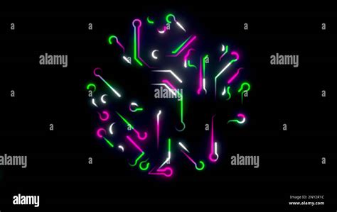 artificial intelligence concept motion deep learning digital