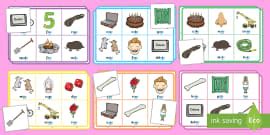 Phase 5 Split Digraph Words Matching Cards (teacher made)