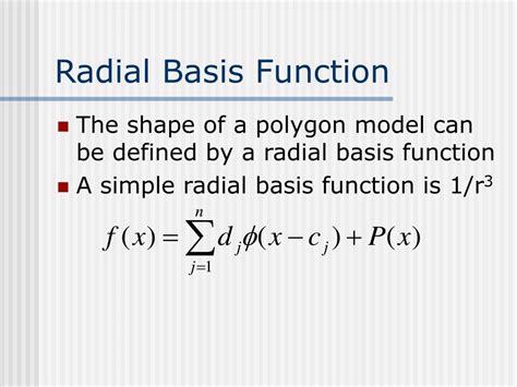 Ppt Medial Axis Extraction Of 3d Objects Through Radial Basis