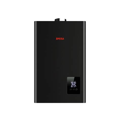 Calefón 15lts Digital Peisa 14 Tbf Cfpw 14fnn Tiro Forzado Negro