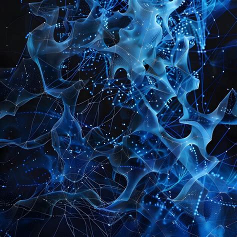 Premium Photo Dynamic Blue Abstract Waveform Background