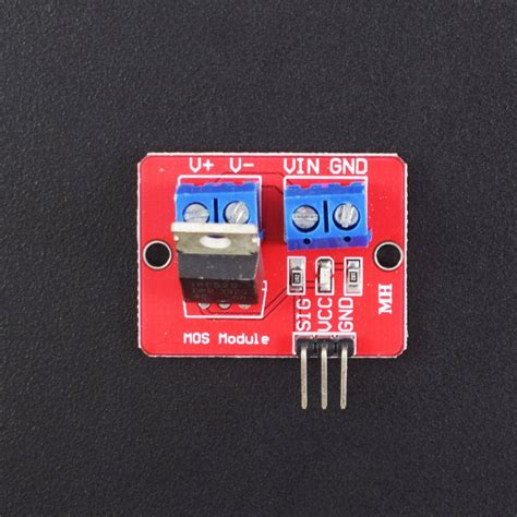 0 24v Top Mosfet Button Irf520 Mos Driver Module Rees52