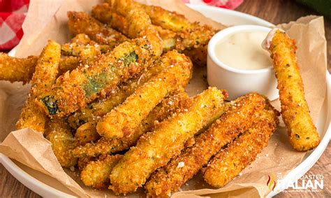 Fried Zucchini Sticks Carrabbas Italian Grill Copycat The Slow