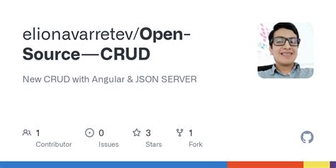Github Elionavarretev Open Source Crud New Crud With Angular Json Server