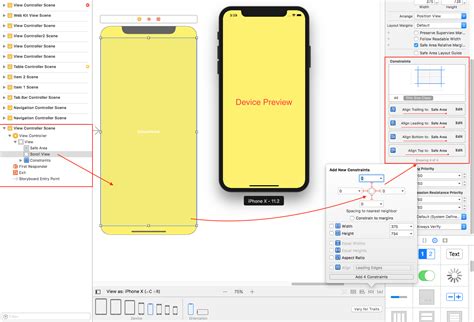 ios unwanted white space on left of uiscrollview on iphone x stack