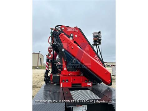 Crane Articulating Knuckle Boom Fassi 49 Ton Unused For Sale