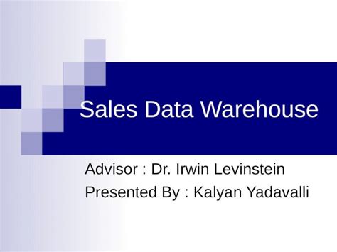 Ppt Sales Data Warehouse Dokumen Tips