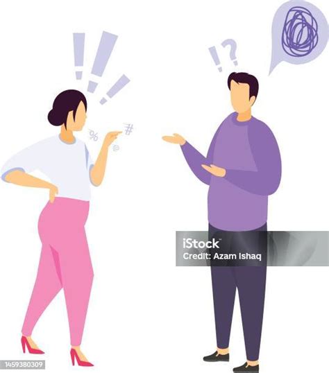 공격성과 분노 개념으로 의사 소통 서로에게 손가락을 가리키는 벡터 색상 아이콘 디자인 기분과 느낌 기호 감정적 인 문자 기호