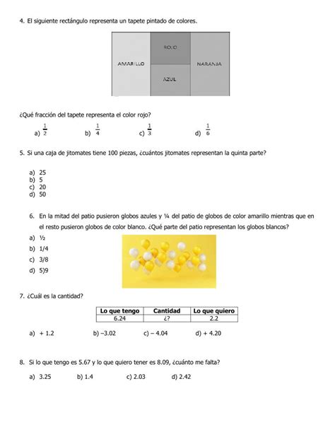 Examen De Matemáticas 2 Bimestre Worksheet Live Worksheets