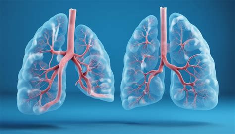 Premium Ai Image A 3d Model Of A Human Lung