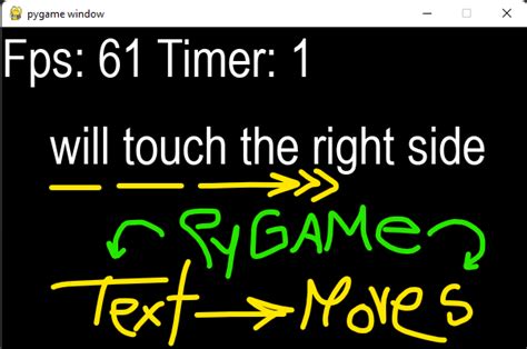 How To MoveText On The Screen With Pygame Python Programming