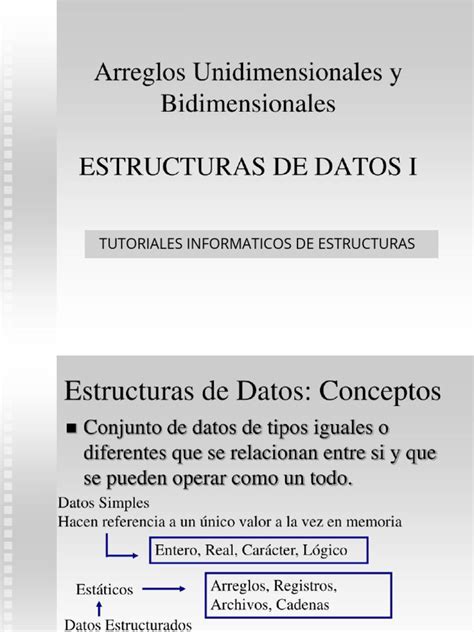 Arreglos 1d Y 2d Pdf Pdf