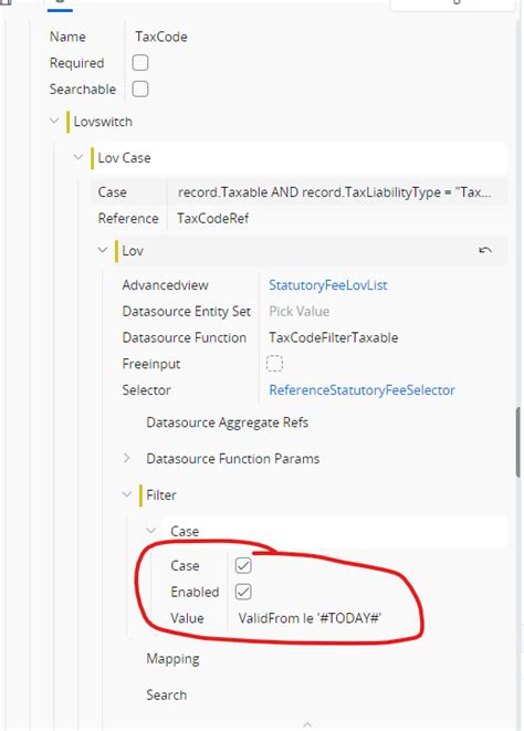 filter lov dates context variables ifs community