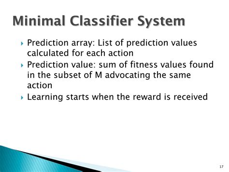 Ppt Learning Classifier Systems Adaptive Systems For Problem Solving Powerpoint Presentation