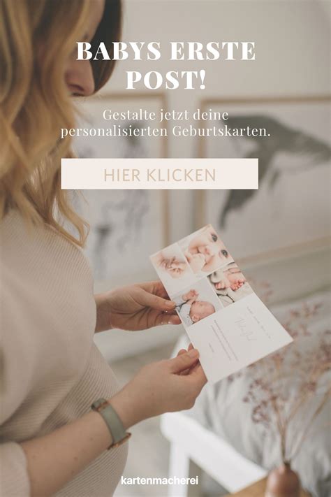 Gestalte Personalisierte Geburtskarten Mit Fotos Und Persönlichen Worten Geburtskarten