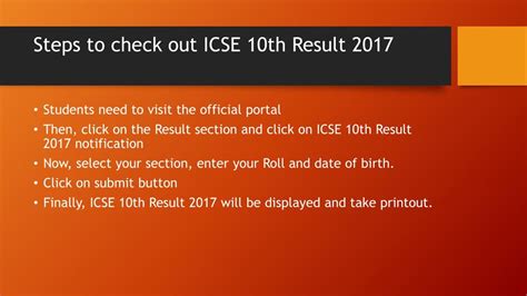 PPT Latest News Of ICSE Th Result PowerPoint Presentation Free Download ID