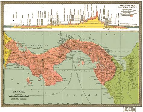 Panama Canal Maps And Images