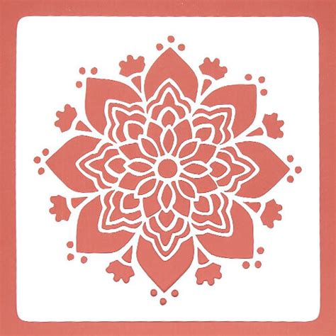 스텐실 도안 만다라 B 08 107 특별한공예샵