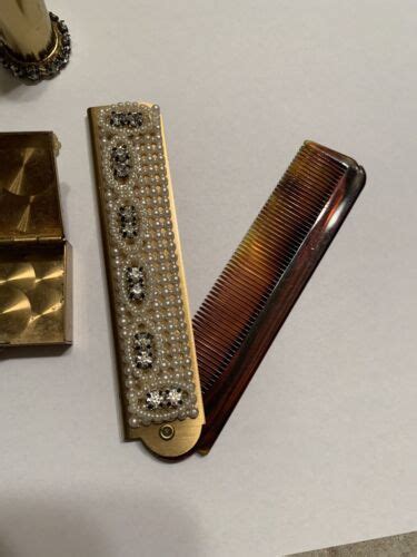 Trickettes By Wiesner Of Miami Comb Lipstick Pill Box 4576223056