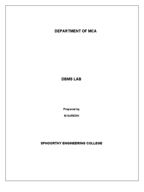 dbmslabmanual suresh download free pdf pl sql sql