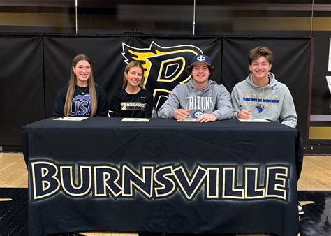 Four Burnsville Blaze Athletes Sign National Letters Of Intent Post