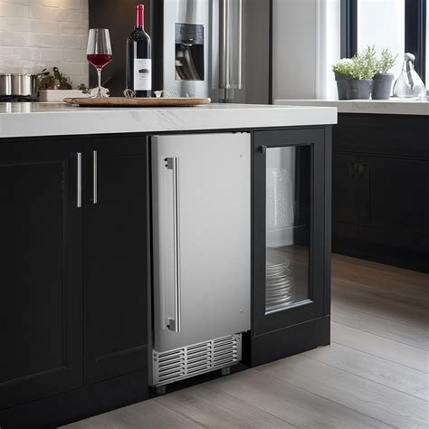 Lioncho 15 Inch Commercial Under Counter Ice Maker Machine Model 85lbs