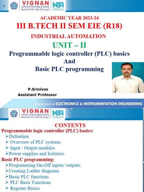 Unit 2 Pdf Programmable Logic Controller Central Processing Unit