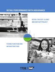 33692131 IBM Retail SAP Retail Solutions On IBM Infrastructure Pdf RETAIL PERFORMANCE WITH