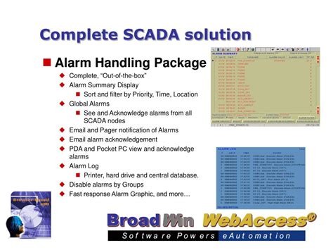 PPT WebAccess HMI SCADA Software Product Overview PowerPoint Presentation ID