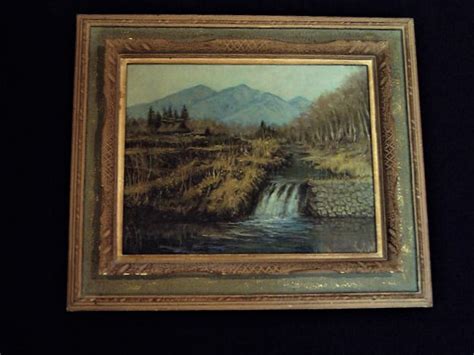 蔵出し 昭和レトロ／油彩f6号 鈴木信男 山と小川と古民家と 自然、風景画 ｜売買されたオークション情報、yahooの商品情報をアーカイブ公開 オークファン（）