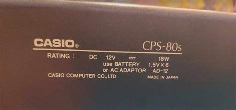 Klavir El Pianino Casio Cps 80s Odlično Ohranjen