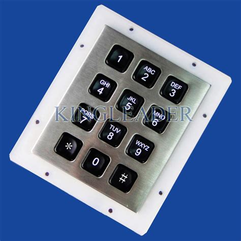 12keys Backlight Vandal Proof Metal Numeric Keypad Keypad And Metal Keypad Price