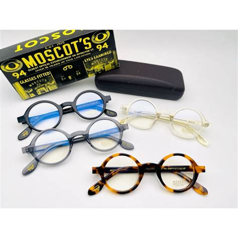 Original Grade Moscot Zolman Glasses Super Premium Acetate Material Engraved Writing Anti