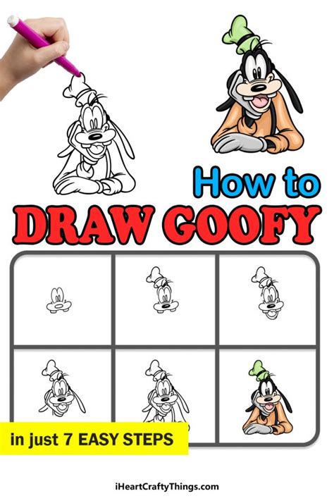 Goofy Drawing How To Draw Goofy Step By Step