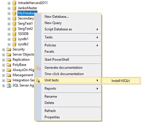 How To Automatically Process SQL Server Databases With Unit Tests