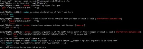 Solved Gcc Wall Werror Ansi O Sydflightsout