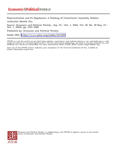 Shefali Jharepresentation And Its Epiphanies Pdf