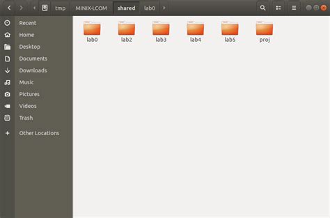 lcom lab0 virtualbox shared folders