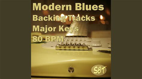 Modern Blues Backing Track C Major 80 BPM - YouTube
