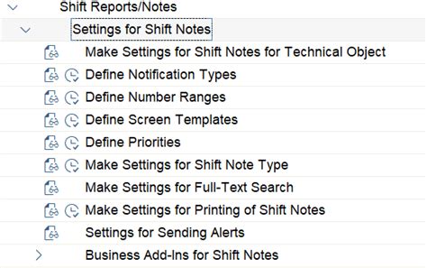 using shift note and shift reports features in sap sap community