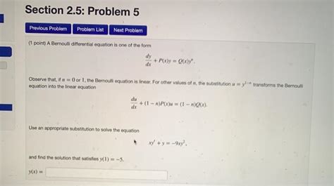 solved section 2 5 problem 5 previous problem problern list