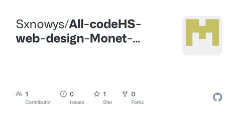Github Sxnowysall Codehs Web Design Monet Answers