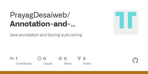 GitHub PrayagDesaiweb Annotation And AutoWiring Java Annotation And Spring Auto Wiring